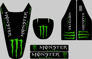 Graphic MX - Kawasaki KX KXF 80, 85, 125, 250, 450 - KDX 200, 220 - KLX ...
