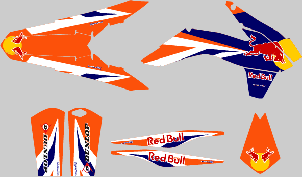 Graphic MX - KTM SX, SXF, MCX, EXC, XC 85, 105, 125, 150, 200, 250, 300 ...
