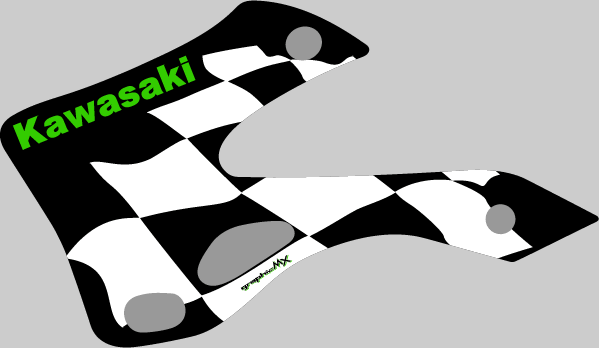 Graphic MX - Kawasaki KX 80, 85, 125, 250 - KDX 200, 220 - KLX 400 ...